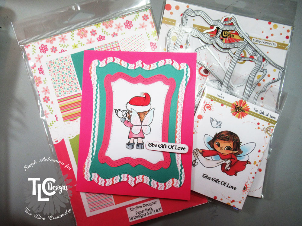 How to create a Christmas card using non-traditional colors – TLC Designs